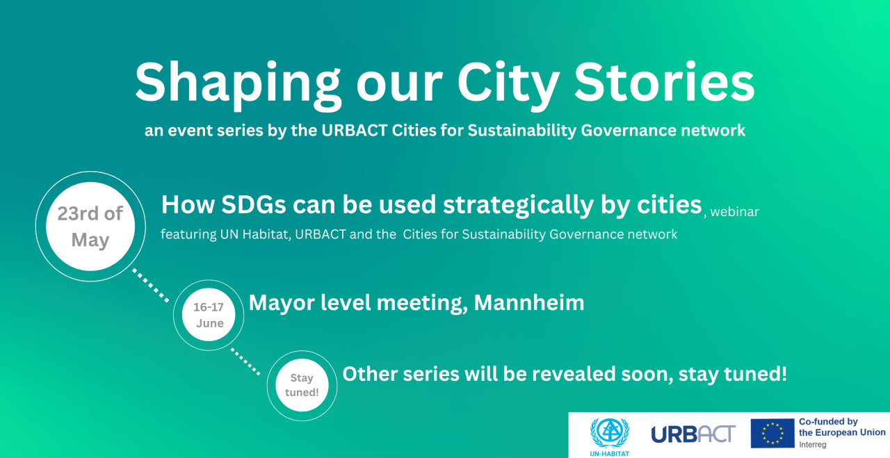Shaping our City Stories – an event series by the URBACT Cities for Sustainability Governance ...